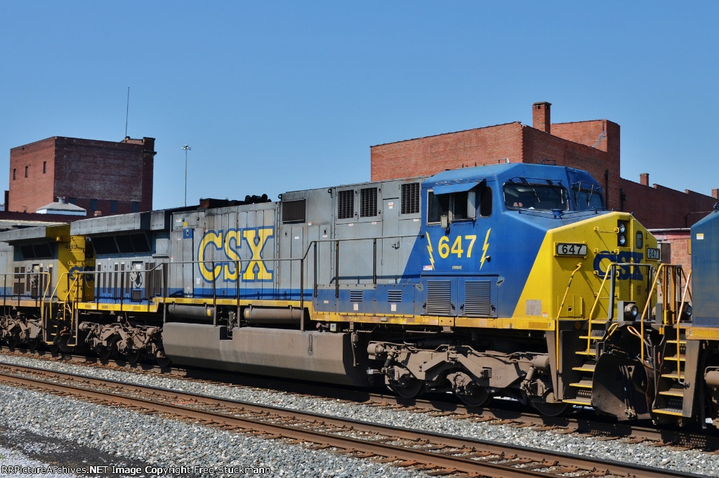 CSX 647 still looks good.